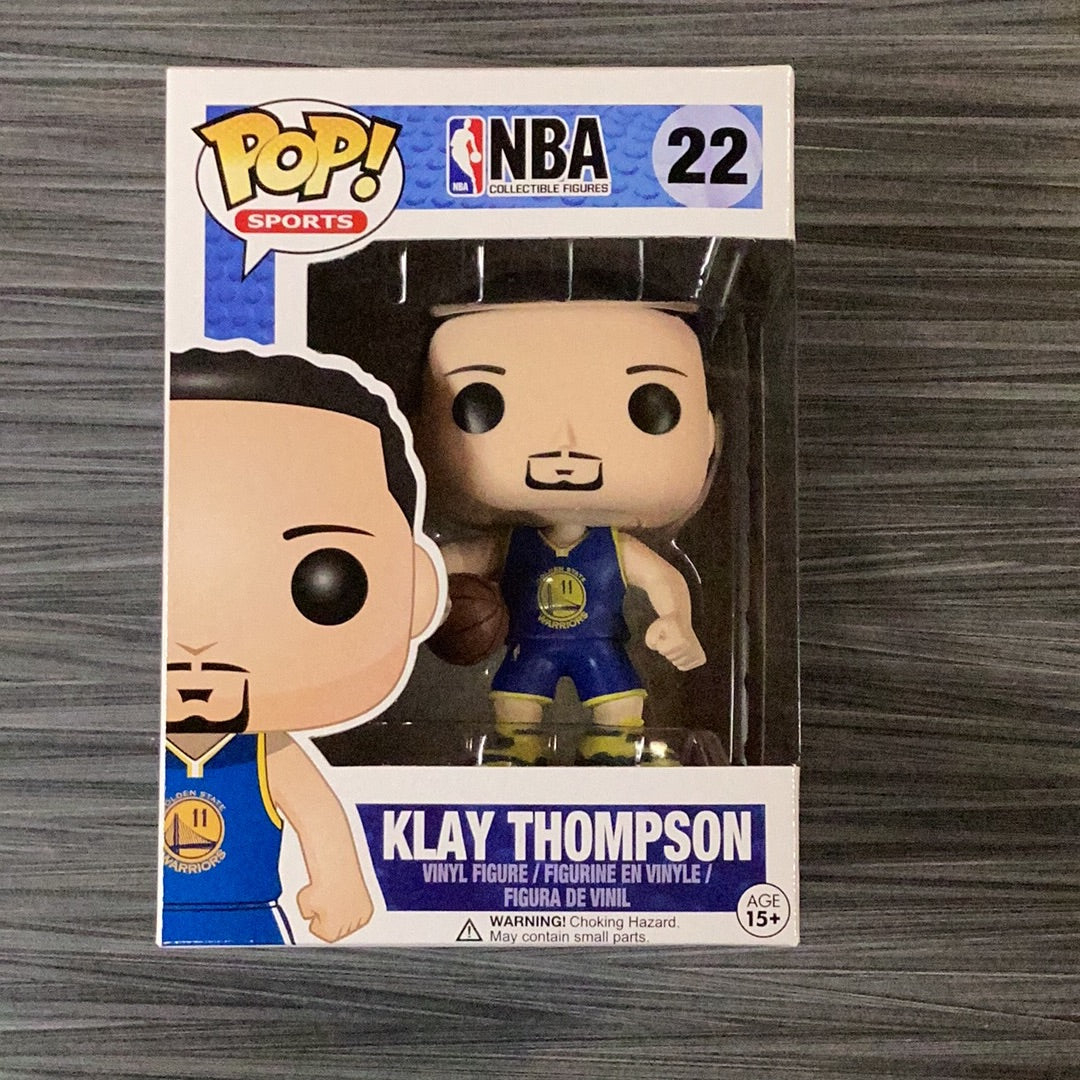 Funko POP! Sports: NBA - Klay Thompson (2016)(Damaged Box)[B] #22 — The ...