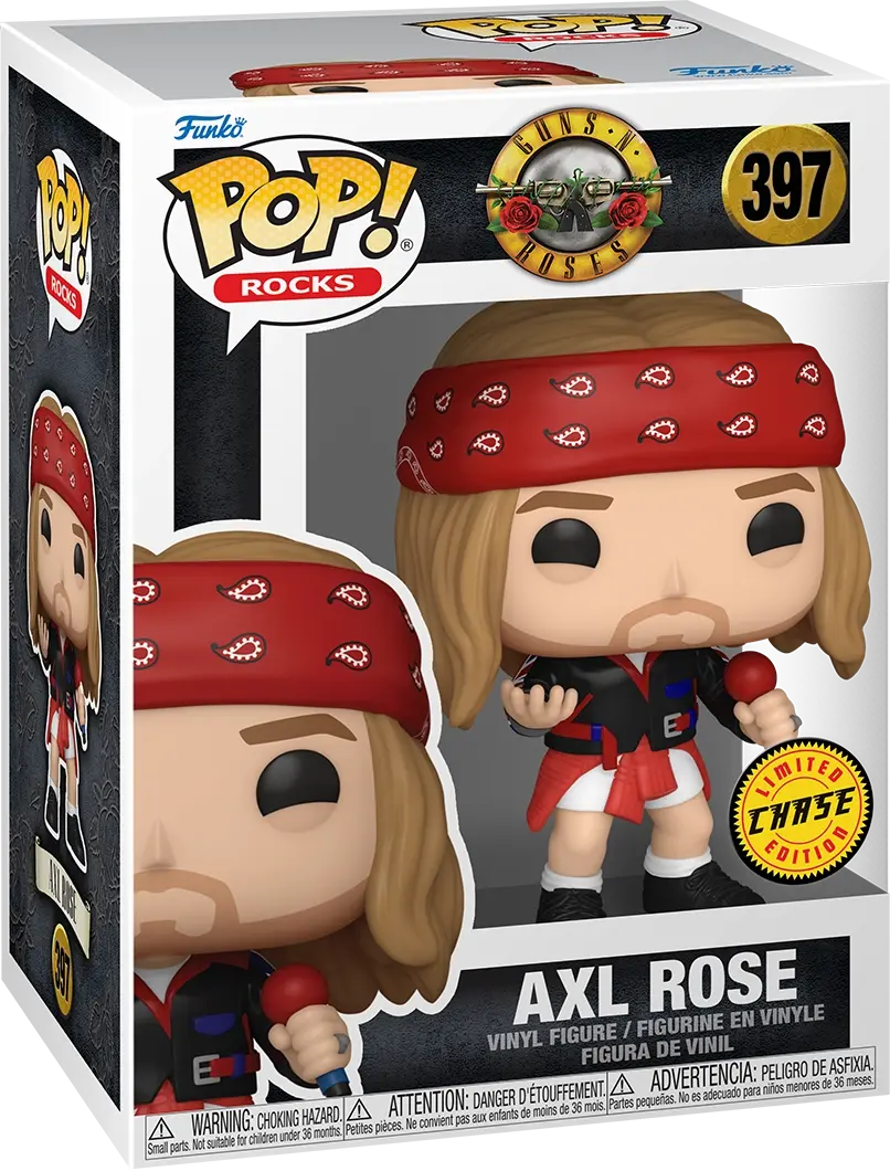Funko POP! Rocks: Guns N Roses - Axl Rose (CHASE) #397 — The Pop Plug