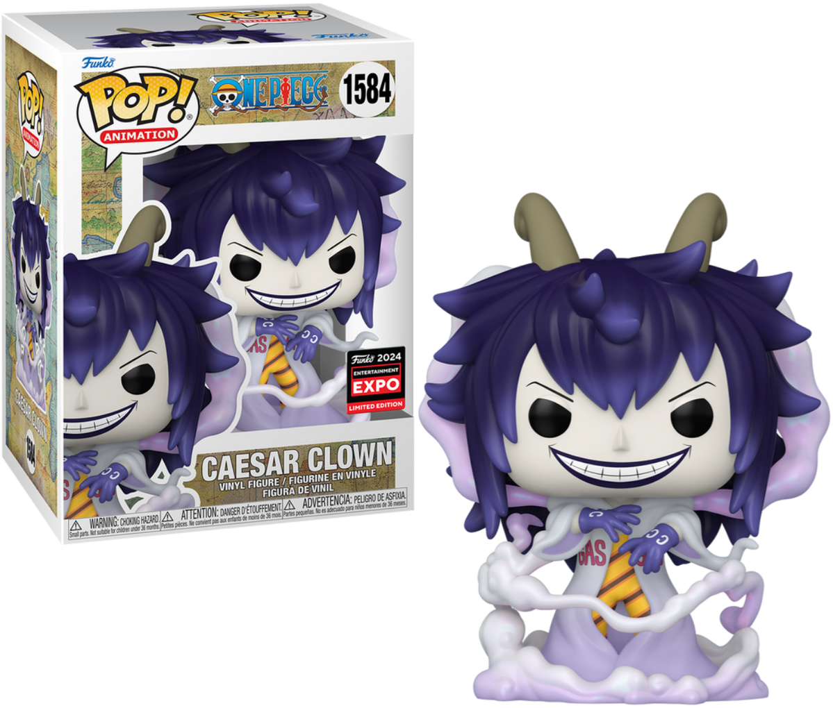 Funko POP! Animation: One Piece - Caesar Clown (2024 Entertainment Exp ...