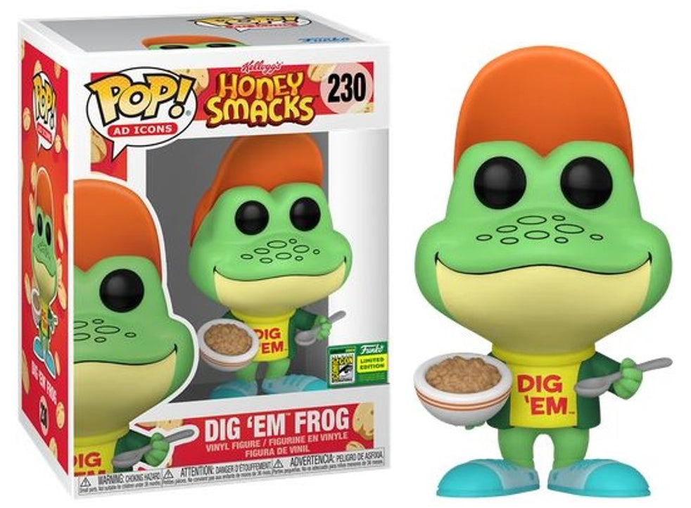 Funko POP! AD Icons: Honey Smacks - Dig 'Em Frog (2024 SDCC) #230 — The ...