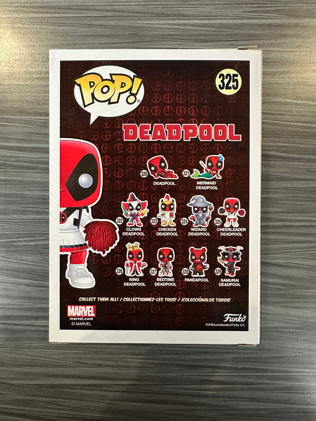 Funko POP! Deadpool: Cheerleader Deadpool [Pink Glitter] (2018 SDCC/10 ...