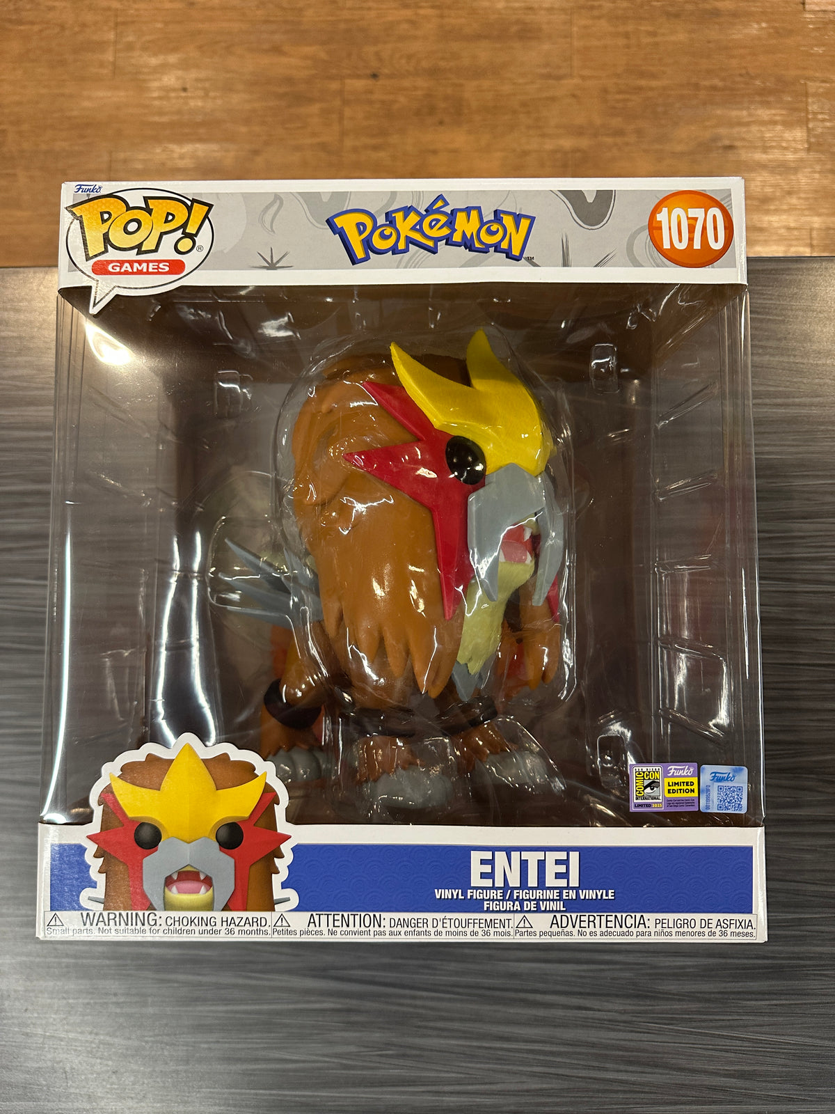 Funko POP! Games: Pokemon - Entei (2025 SDCC)(Damaged Box) #1070 — The ...