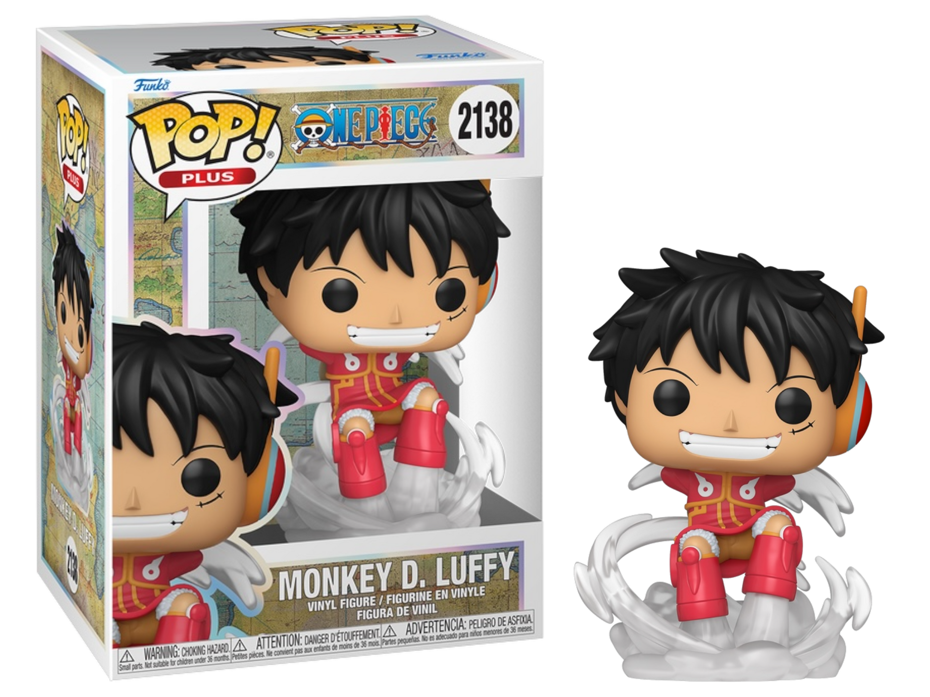 Funko POP! Plus Animation: One Piece - Monkey D. Luffy [Egghead] #2138 ...