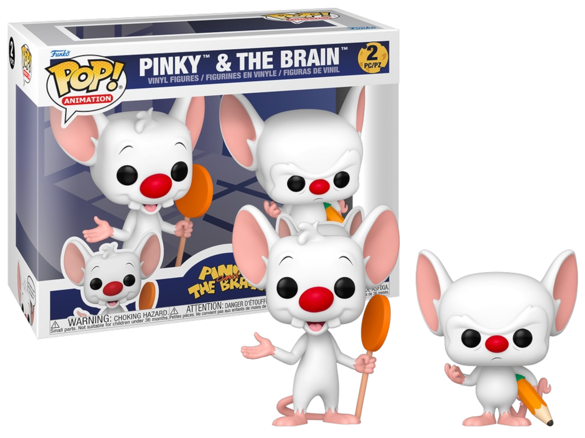 Funko POP! Animation: Pinky and The Brain (Damaged Box) [2-Pack] — The ...