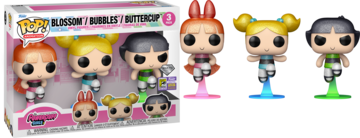 Funko POP! Animation: The Powerpuff Girls - Blossom/Bubbles/Buttercup ...