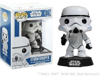 Funko POP! Star Wars: Stormtrooper [Small Font](Damaged Box) #05 — The ...