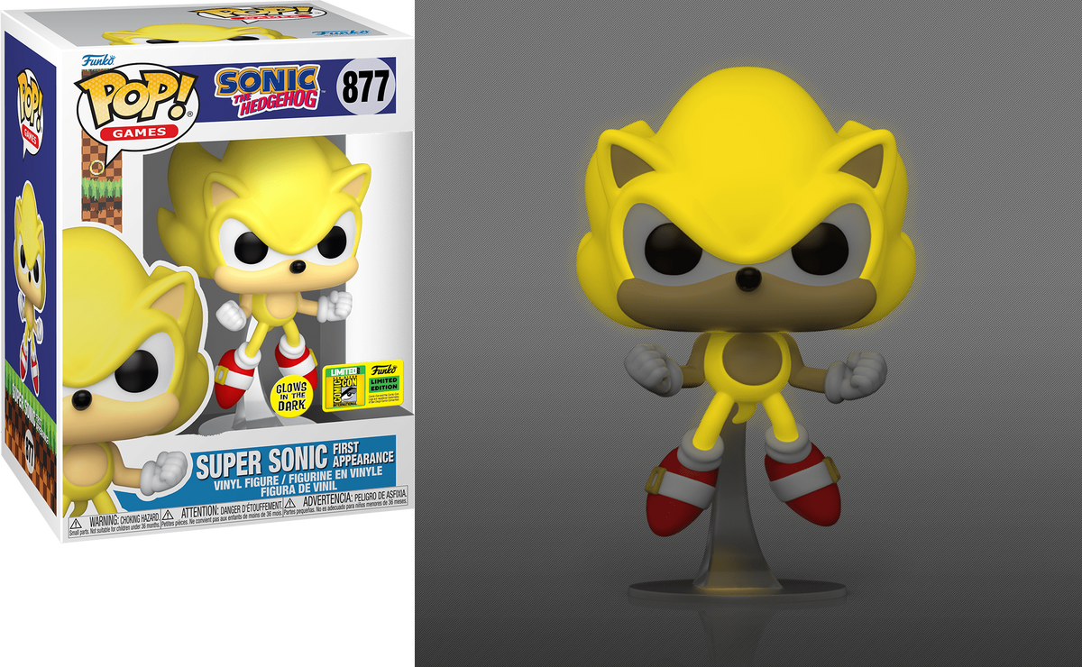 Funko POP! Games: Sonic the Hedgehog - Super Sonic [First Appearance ...