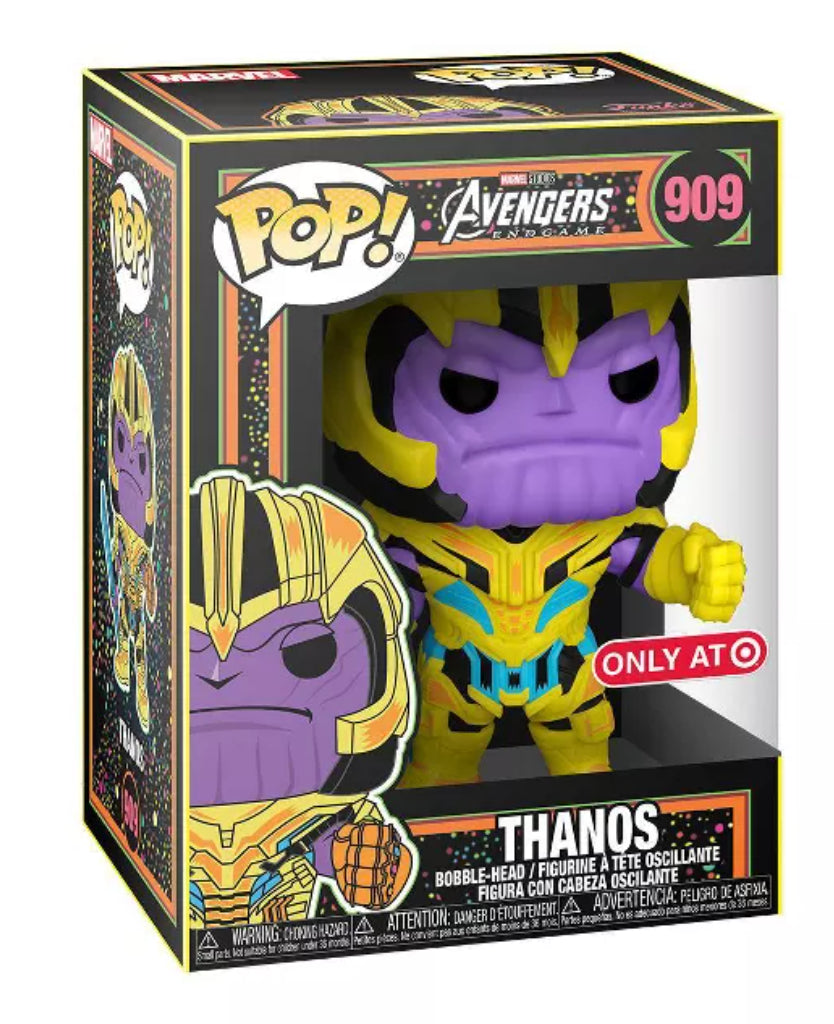 Funko POP! Marvel : Avengers Endgame - Thanos [Black Light](Target) #9 ...