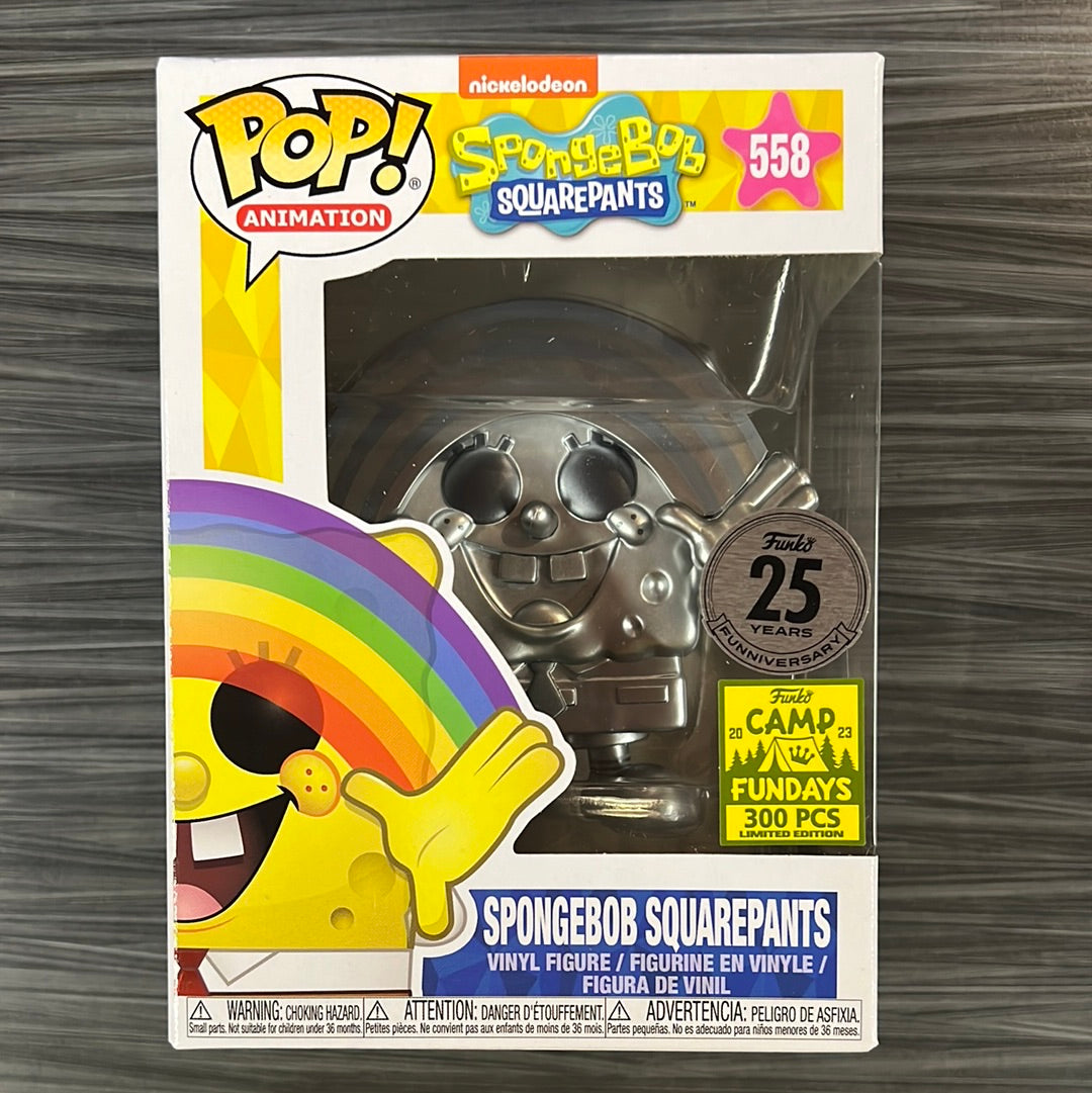 Funko POP! Animation: Spongebob Squarepants (25 Years Funniversary)(20 ...