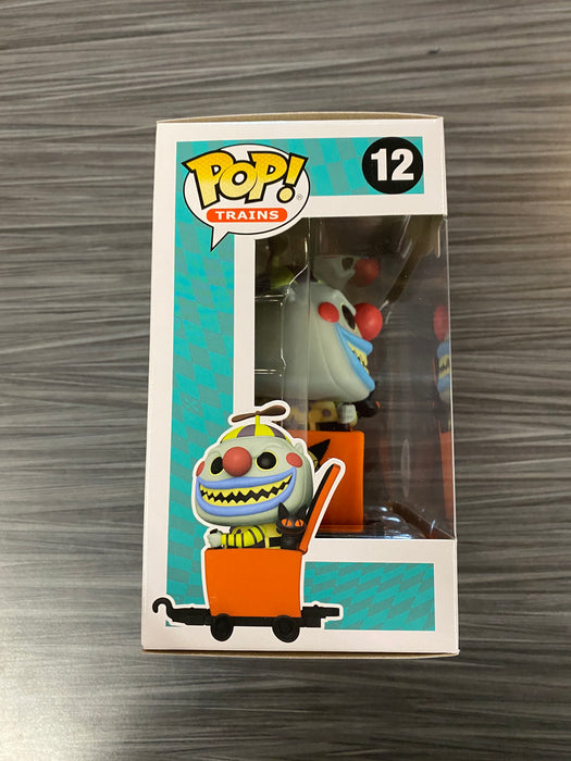 Funko Pop! Trains Disney Clown In Jack-In-The-Box Cart